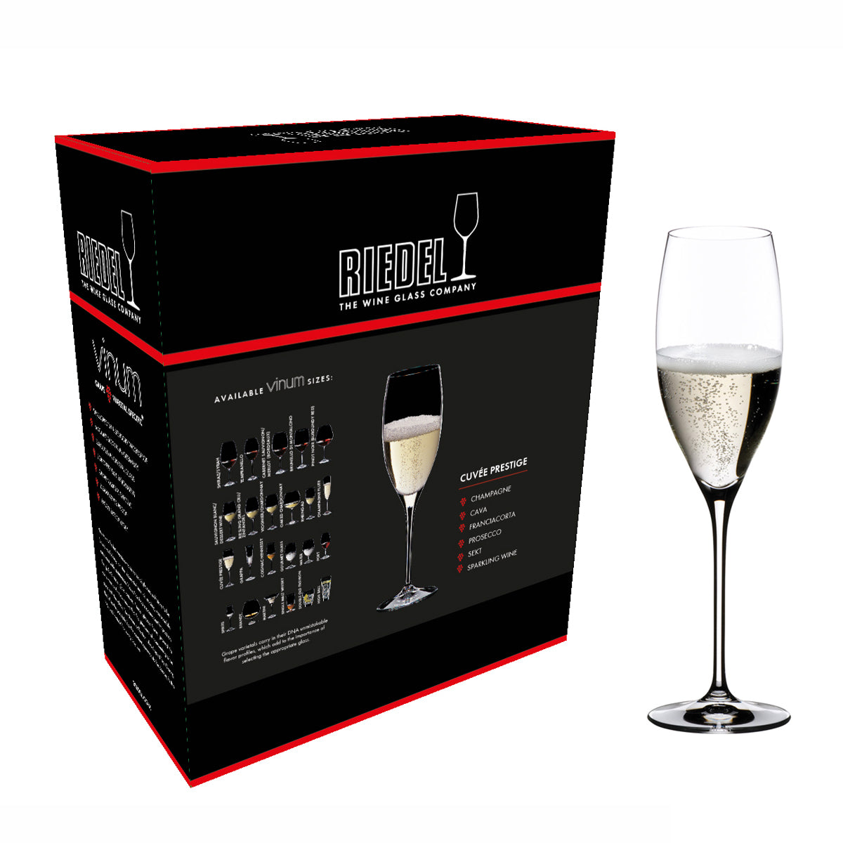 RIEDEL VINUM SET 2 COPAS CHAMPAGNE WINE GLASS – El Mundo del Vino